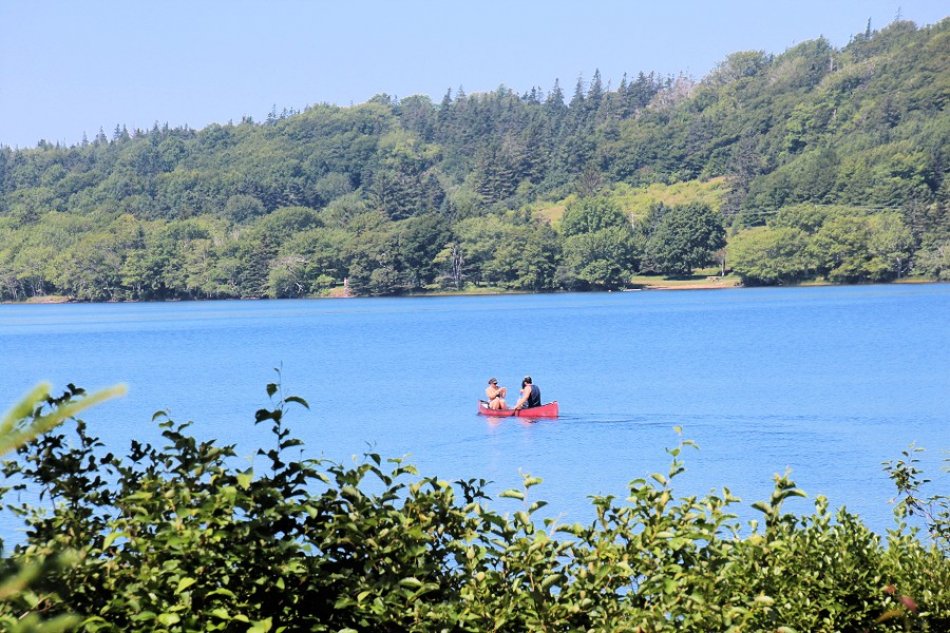 Lake Midway On Digby Neck Bay Of Fundy Nova Scotia